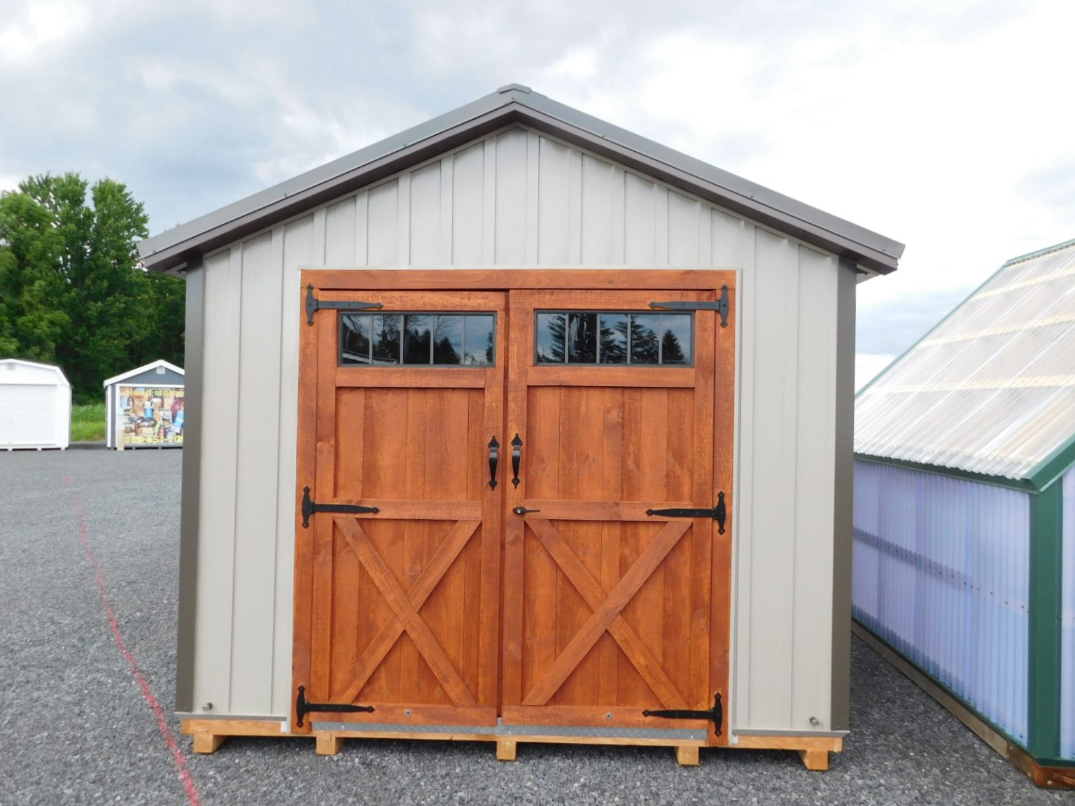 10X20 A-FRAME STEEL BOARD BATTEN SIDING display #256 Free Delivery ...